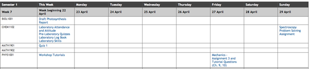 An Electronic Calendar for Organizing Assessments in a Large Faculty ...
