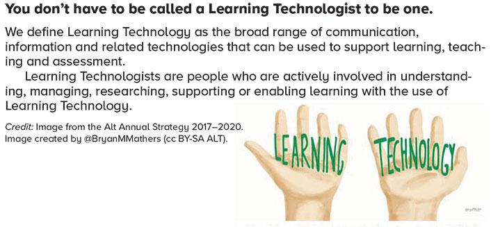 Learning Technology as a Professional Practice: Developing a Critical ...